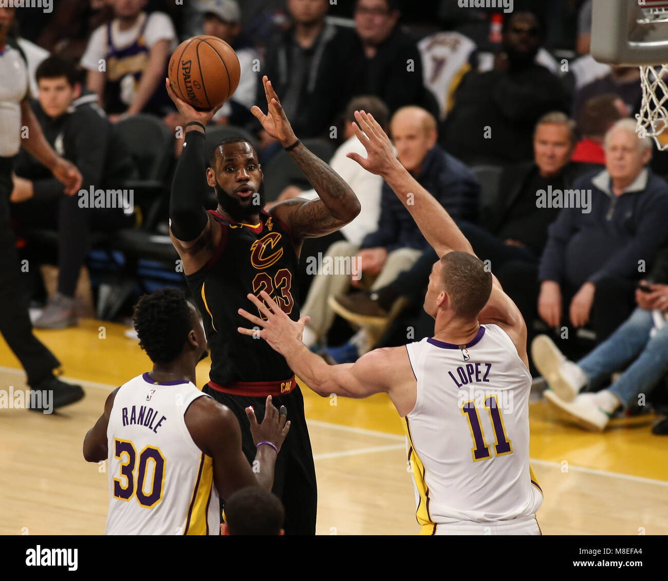Los Angeles, CA, USA. 11th Mar, 2018. Cleveland Cavaliers forward ...