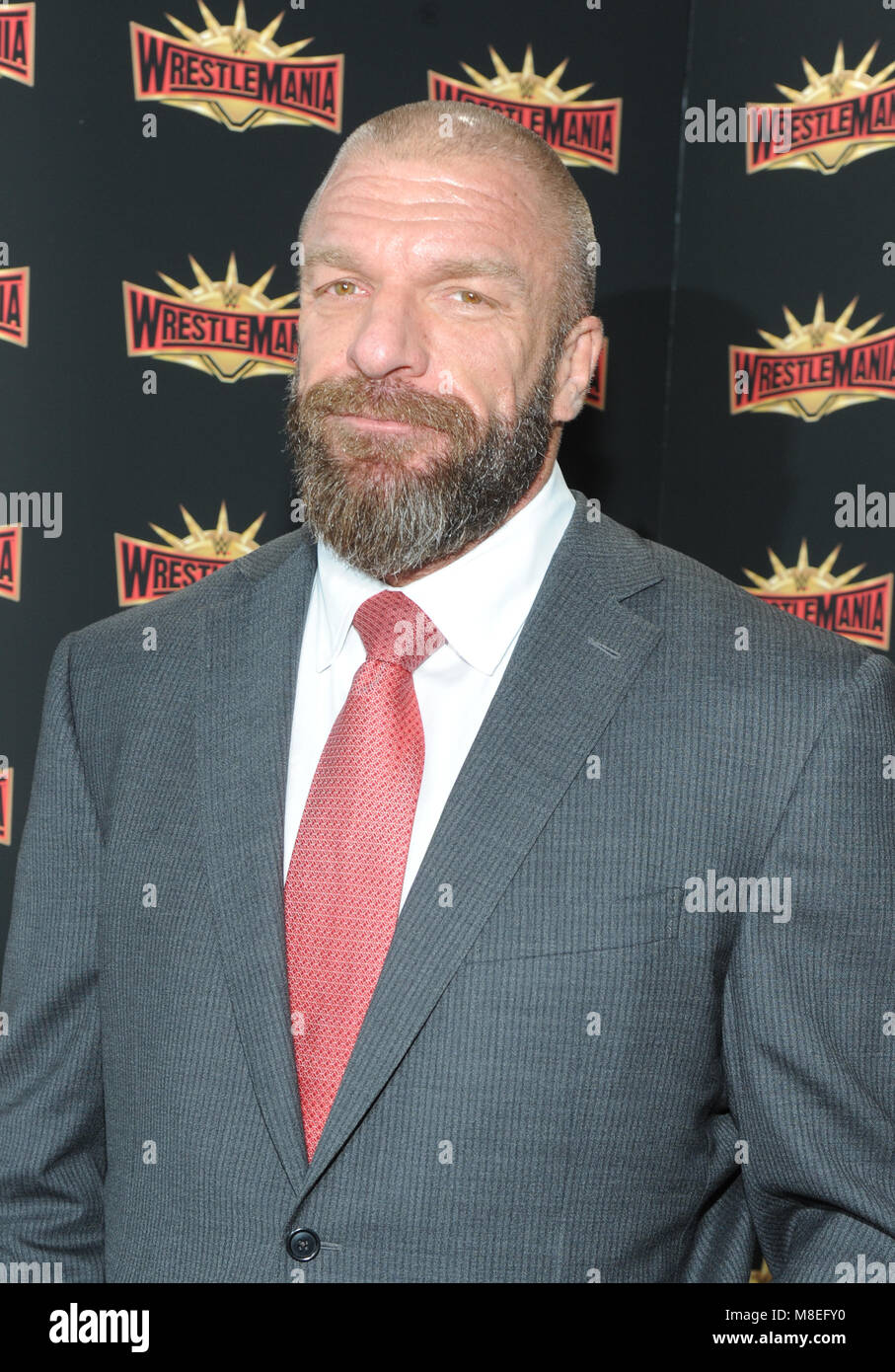 East Rutherford, NJ, USA. 16th Mar, 2018. Paul 'Triple H' Levesque at ...