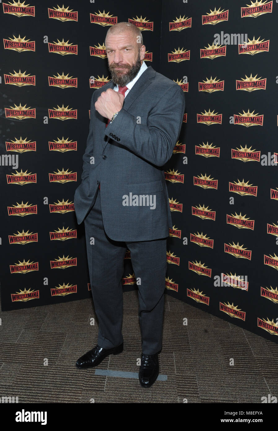 East Rutherford, NJ, USA. 16th Mar, 2018. Paul 'Triple H' Levesque at ...
