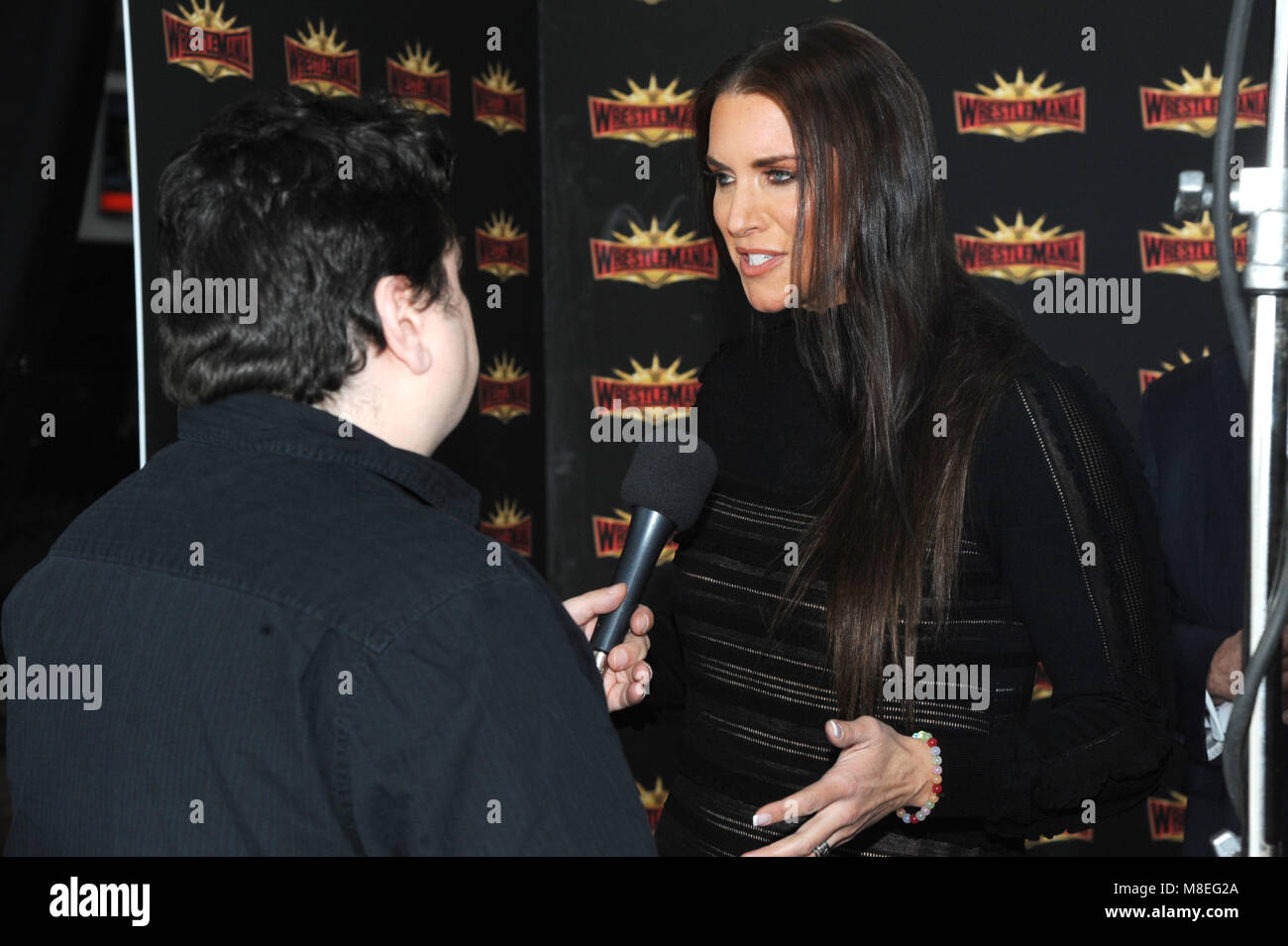 East Rutherford, NJ, USA. 16th Mar, 2018. Stephanie McMahon at the ...
