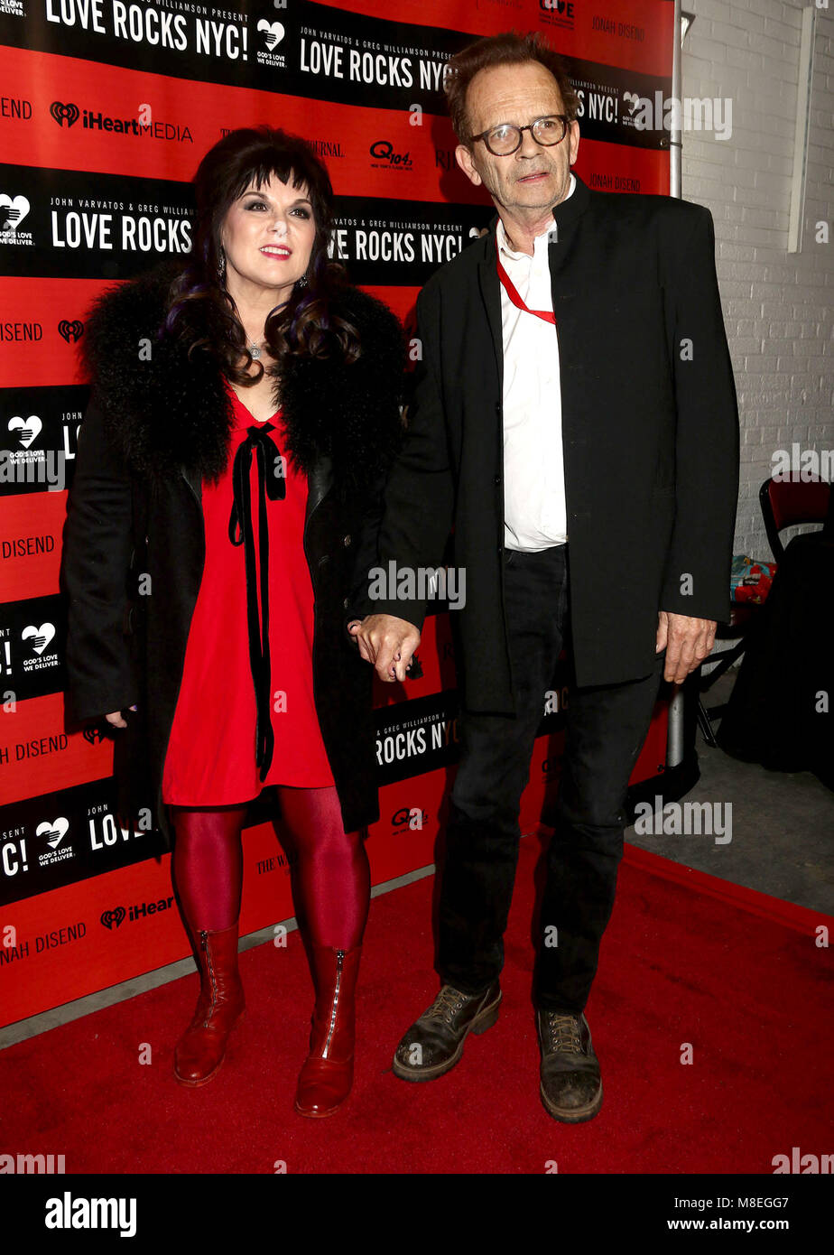 March 15, 2018 - New York City, New York, U.S. - Singer ANN WILSON from ...