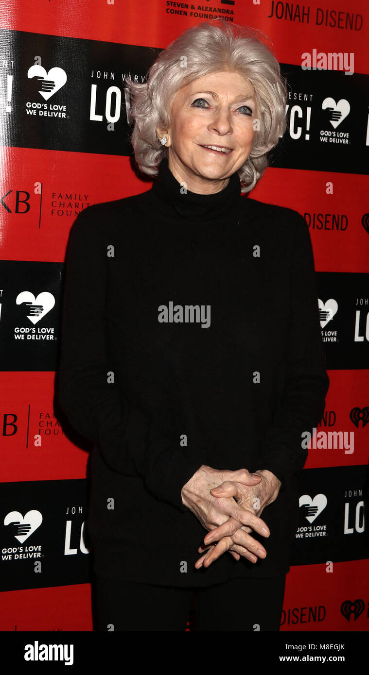 New York City, New York, USA. 15th Mar, 2018. Singer JUDY COLLINS ...