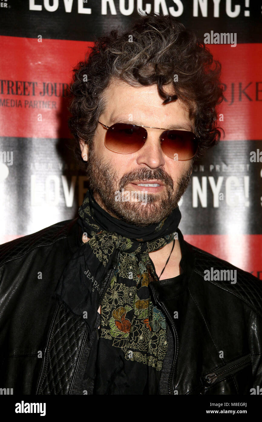 New York City, New York, USA. 15th Mar, 2018. Musician DOYLE BRAMHALL ...