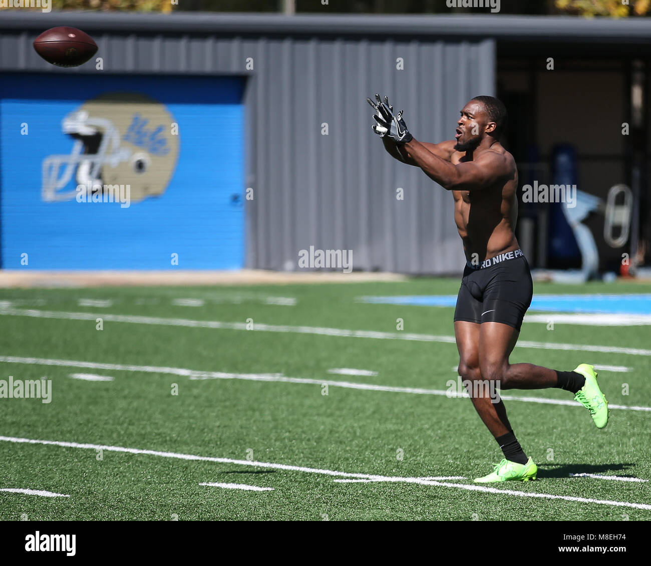 Los Angeles CA. 15th Mar, 2018. Defensive Back John Johnson working at ...