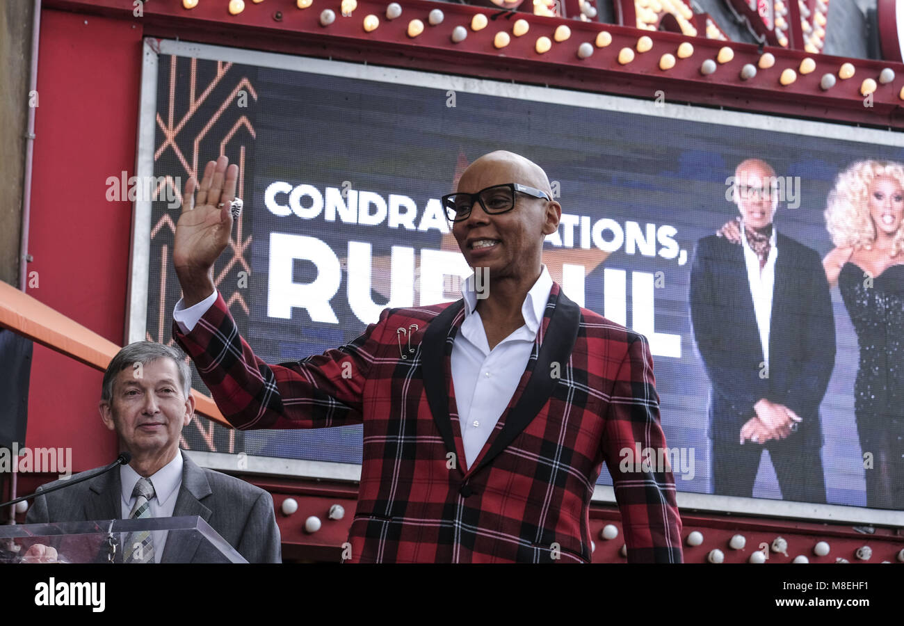 Los Angeles, California, USA. 16th Mar, 2018. RuPaul attends his ...
