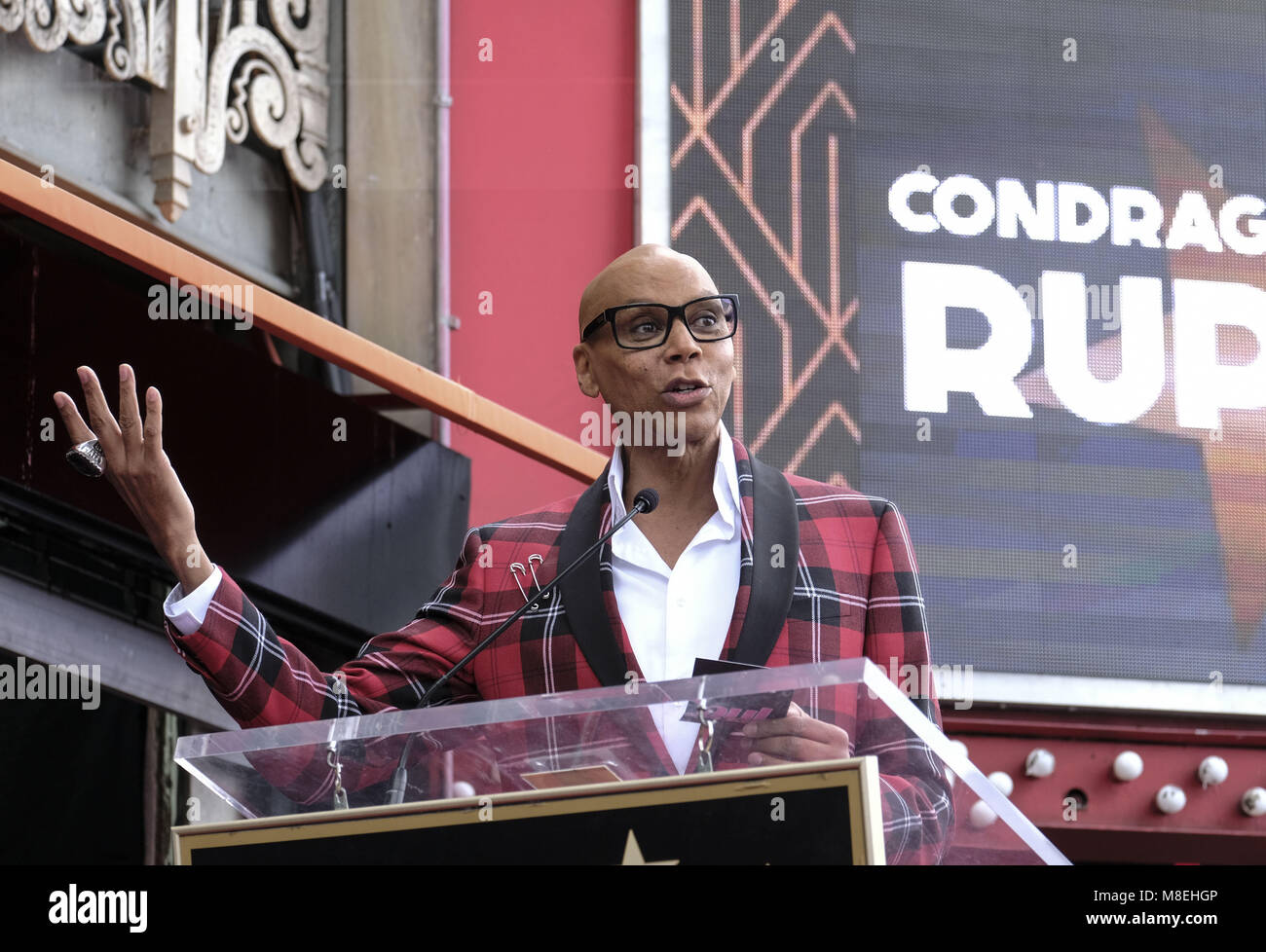 Los Angeles, California, USA. 16th Mar, 2018. RuPaul attends his ...