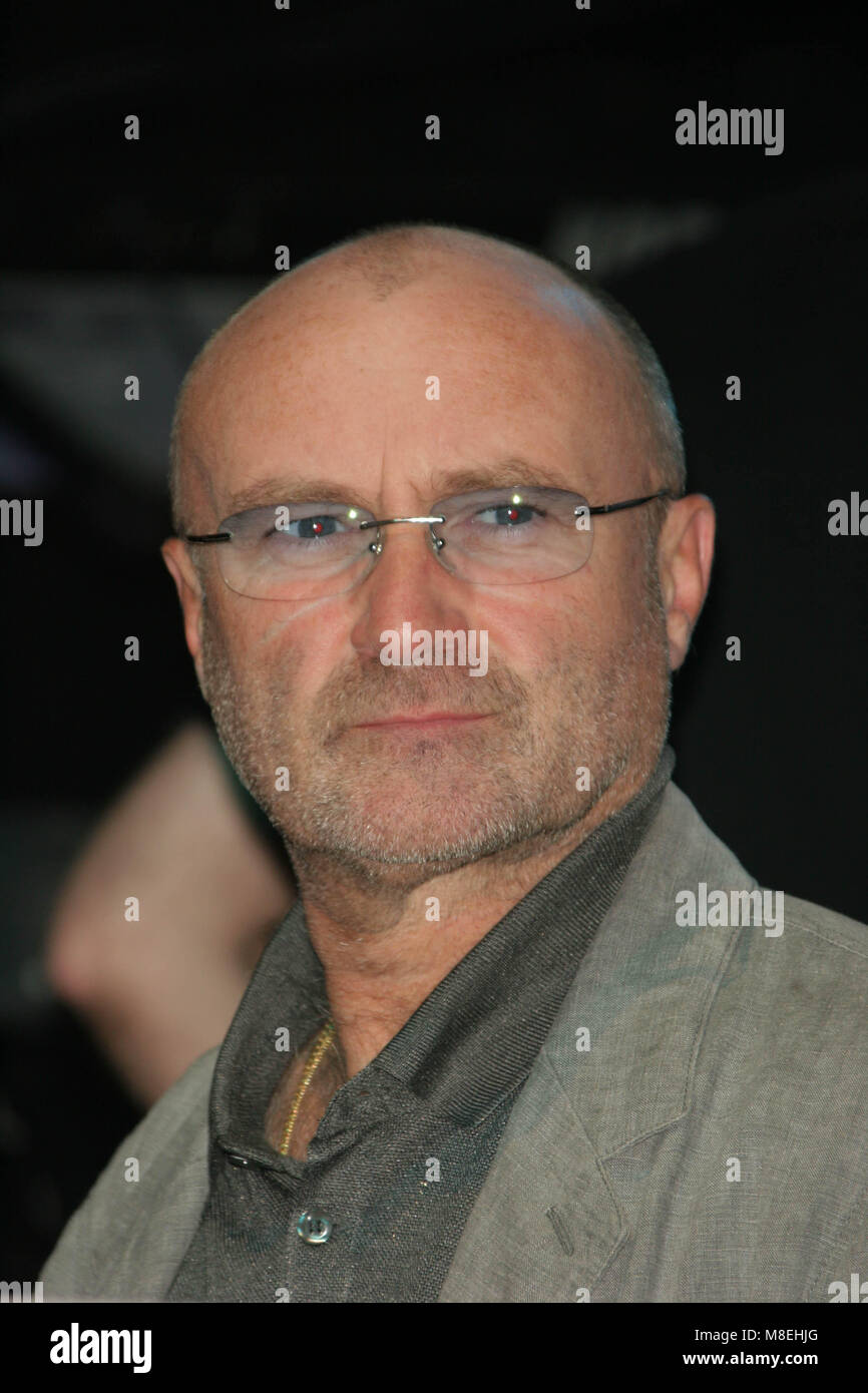 PHIL COLLINS 2006 Photo By John Barrett-PHOTOlink. Photo via Credit: Newscom/Alamy Live News ...