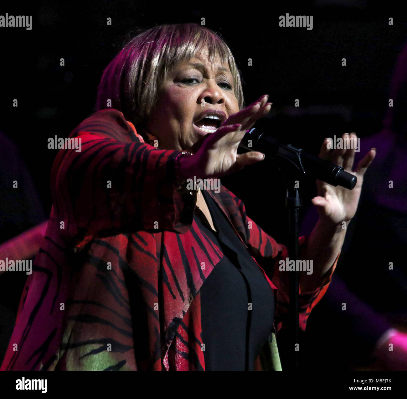 New York City, New York, USA. 15th Mar, 2018. Singer MAVIS STAPLES ...