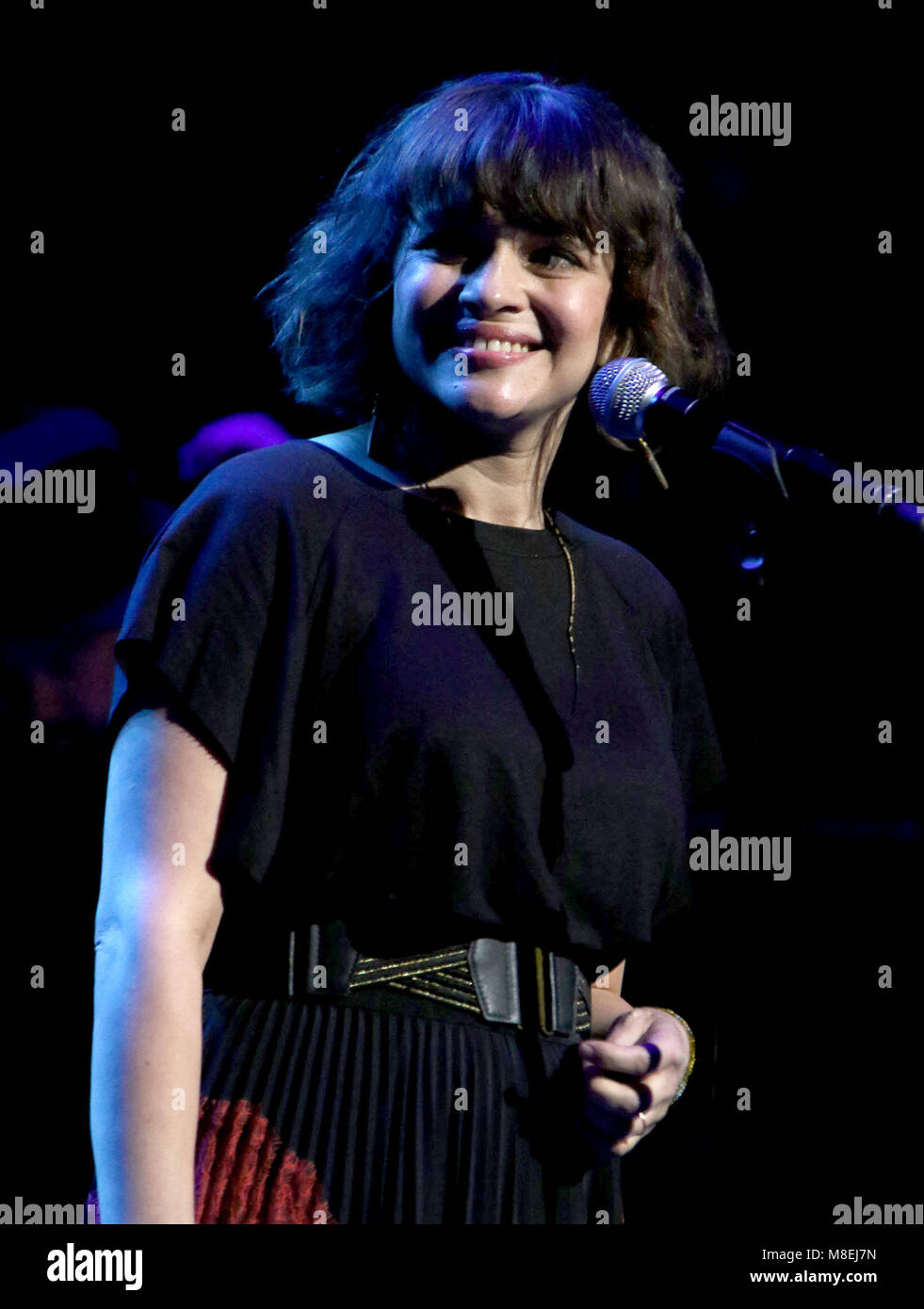 New York City, New York, USA. 15th Mar, 2018. Singer NORAH JONES ...