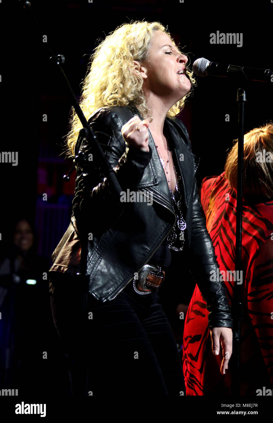 New York City, New York, USA. 15th Mar, 2018. Singer AMY HELM performs ...