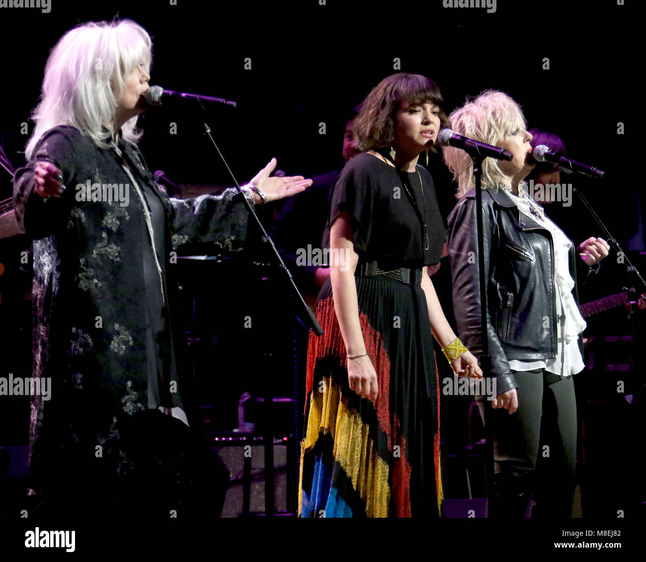 New York City, New York, USA. 15th Mar, 2018. Singers EMMYLOU HARRIS ...