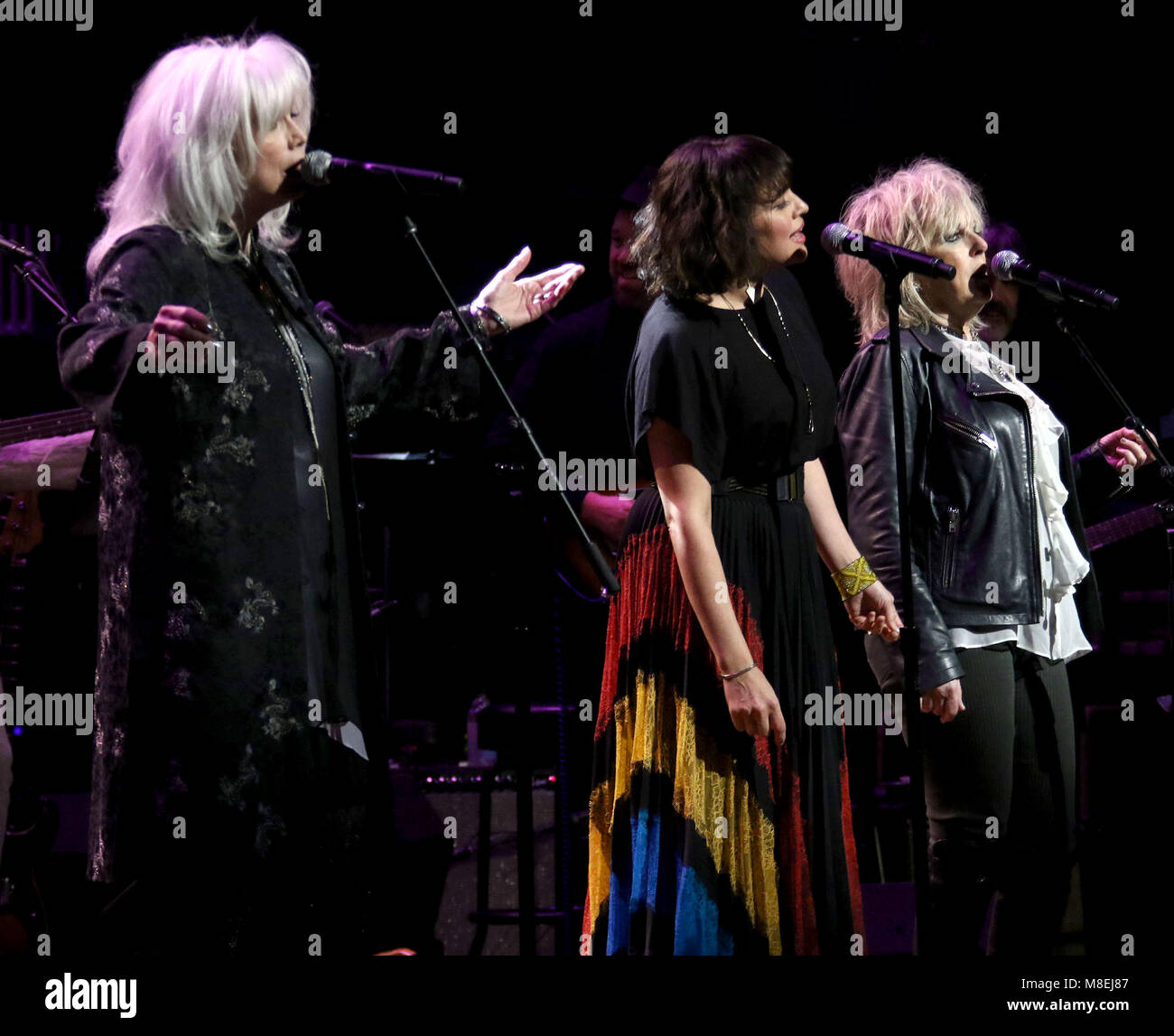 New York City, New York, USA. 15th Mar, 2018. Singers EMMYLOU HARRIS ...