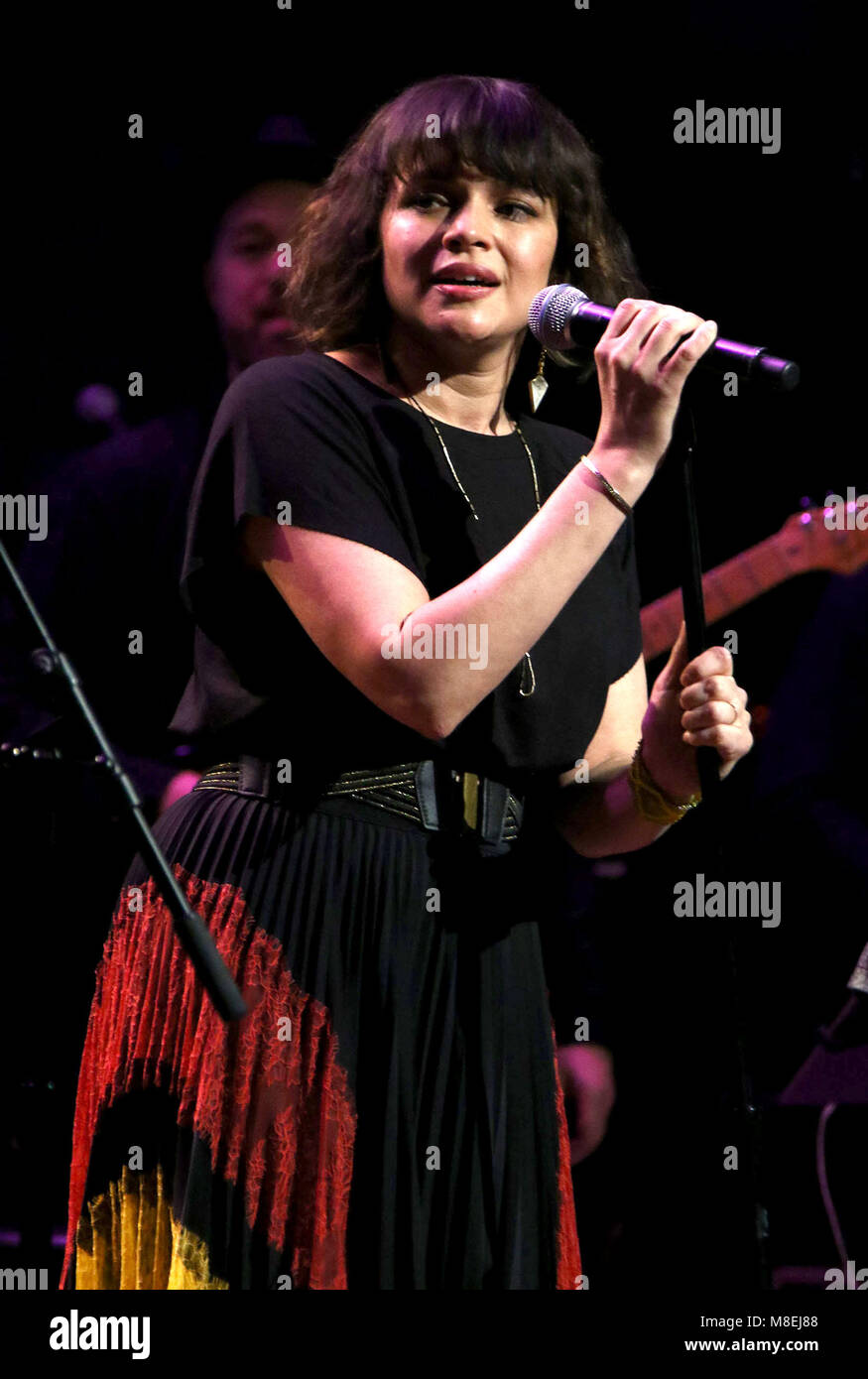 New York City, New York, USA. 15th Mar, 2018. Singer NORAH JONES ...