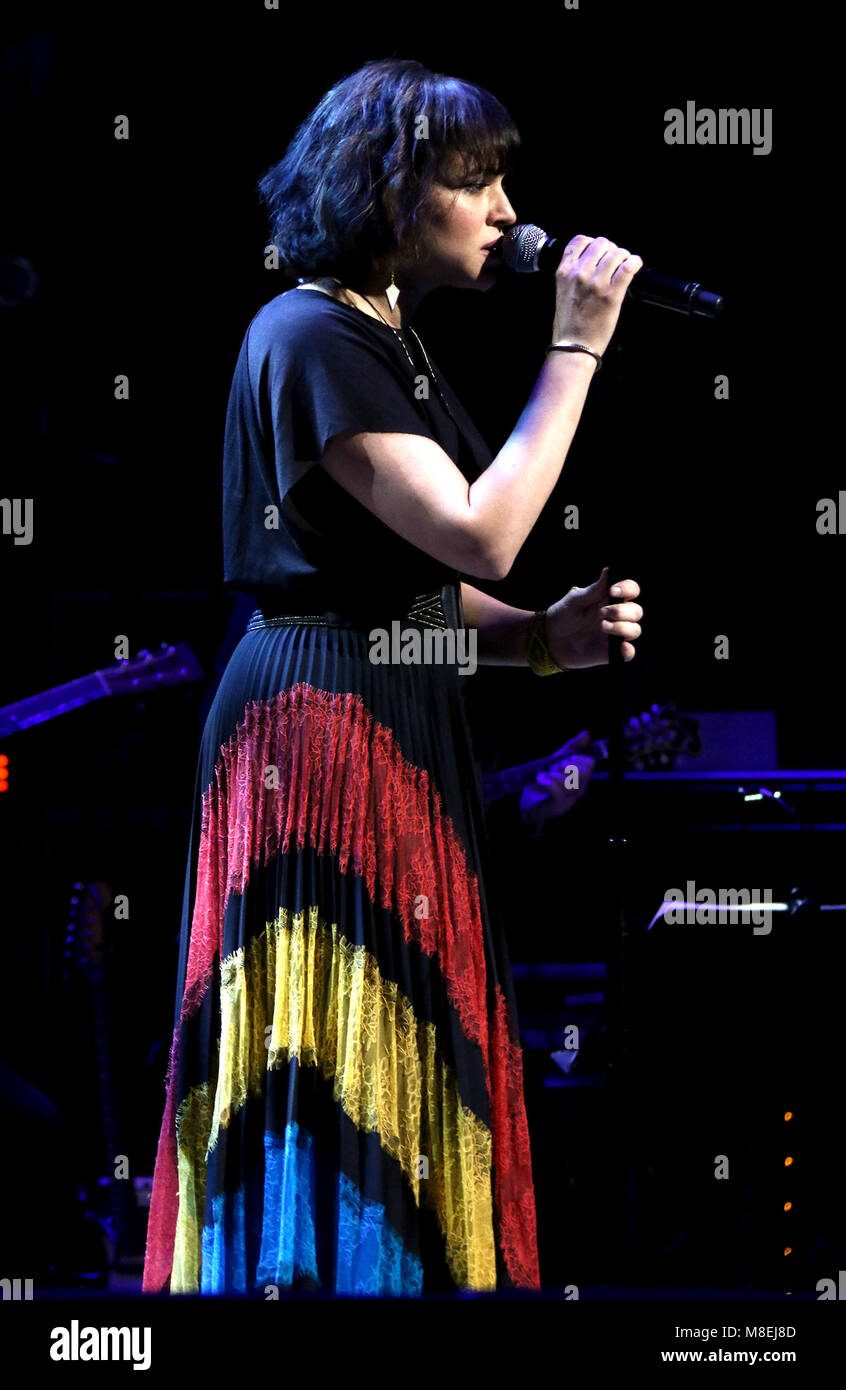 New York City, New York, USA. 15th Mar, 2018. Singer NORAH JONES ...