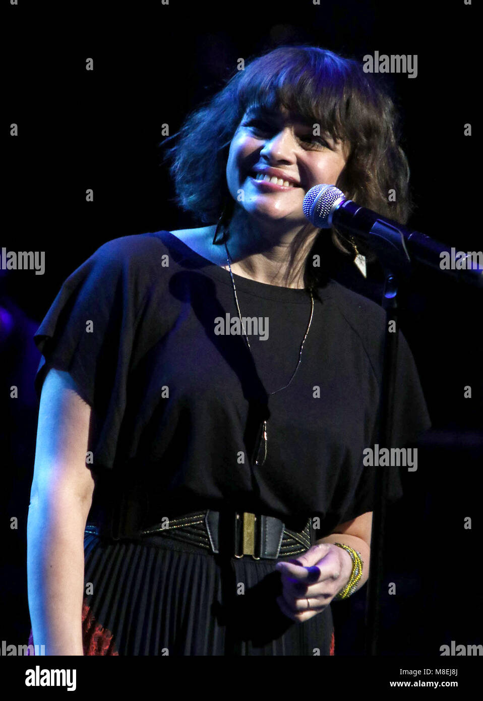 New York City, New York, USA. 15th Mar, 2018. Singer NORAH JONES ...