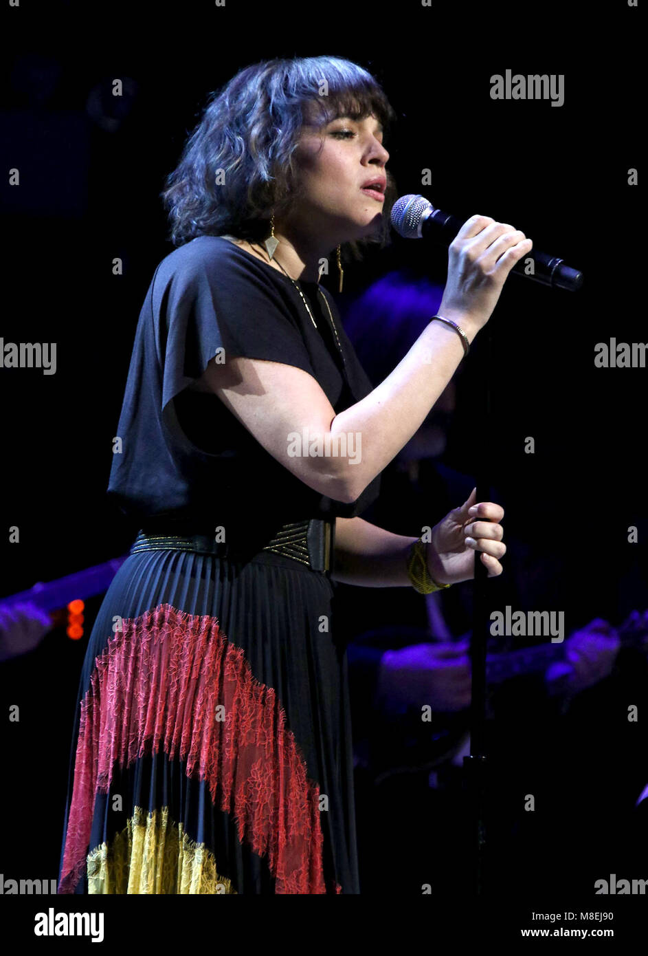 New York City, New York, USA. 15th Mar, 2018. Singer NORAH JONES ...