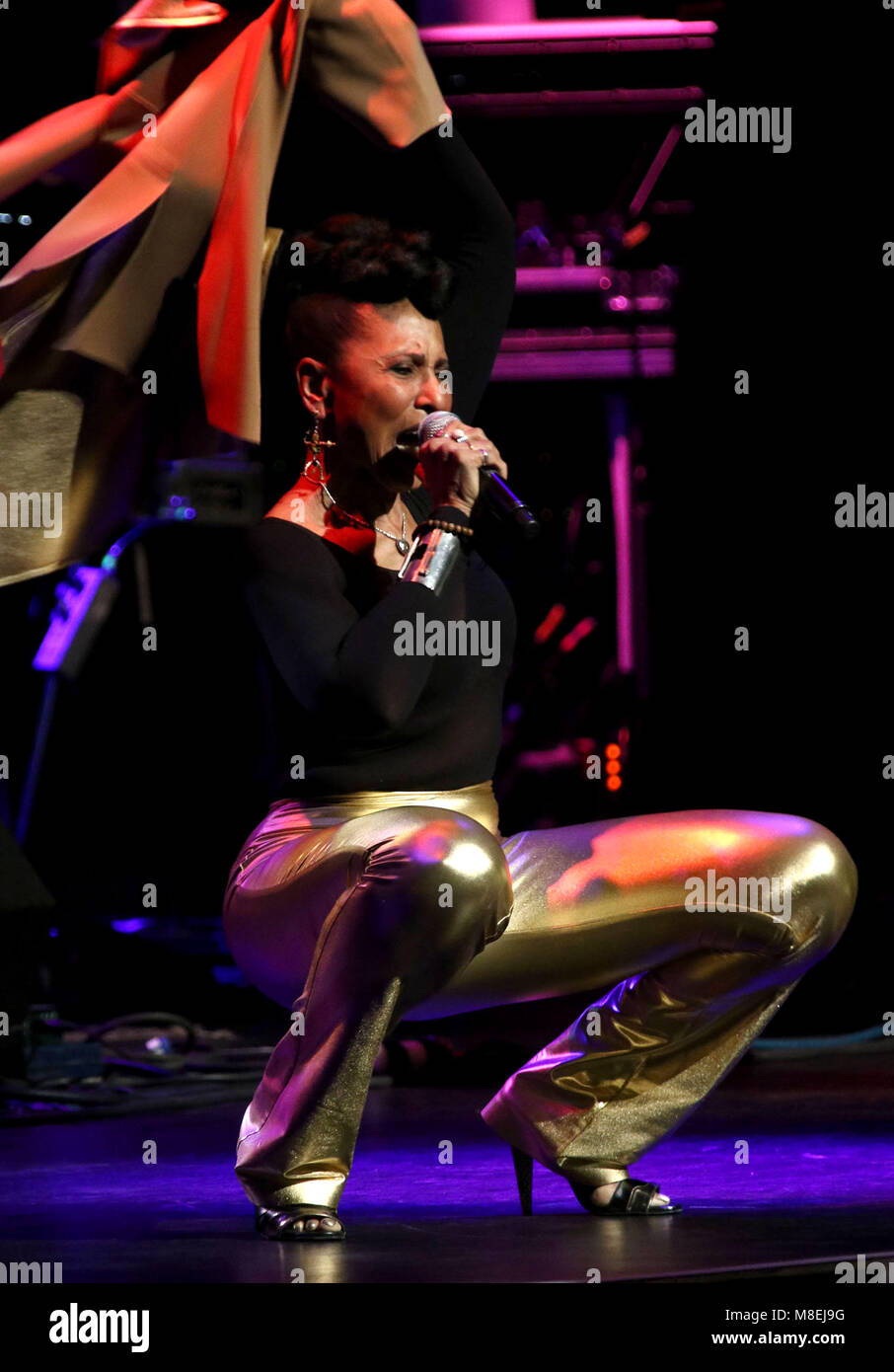 New York City, New York, USA. 15th Mar, 2018. Singer NONA HENDRYX ...
