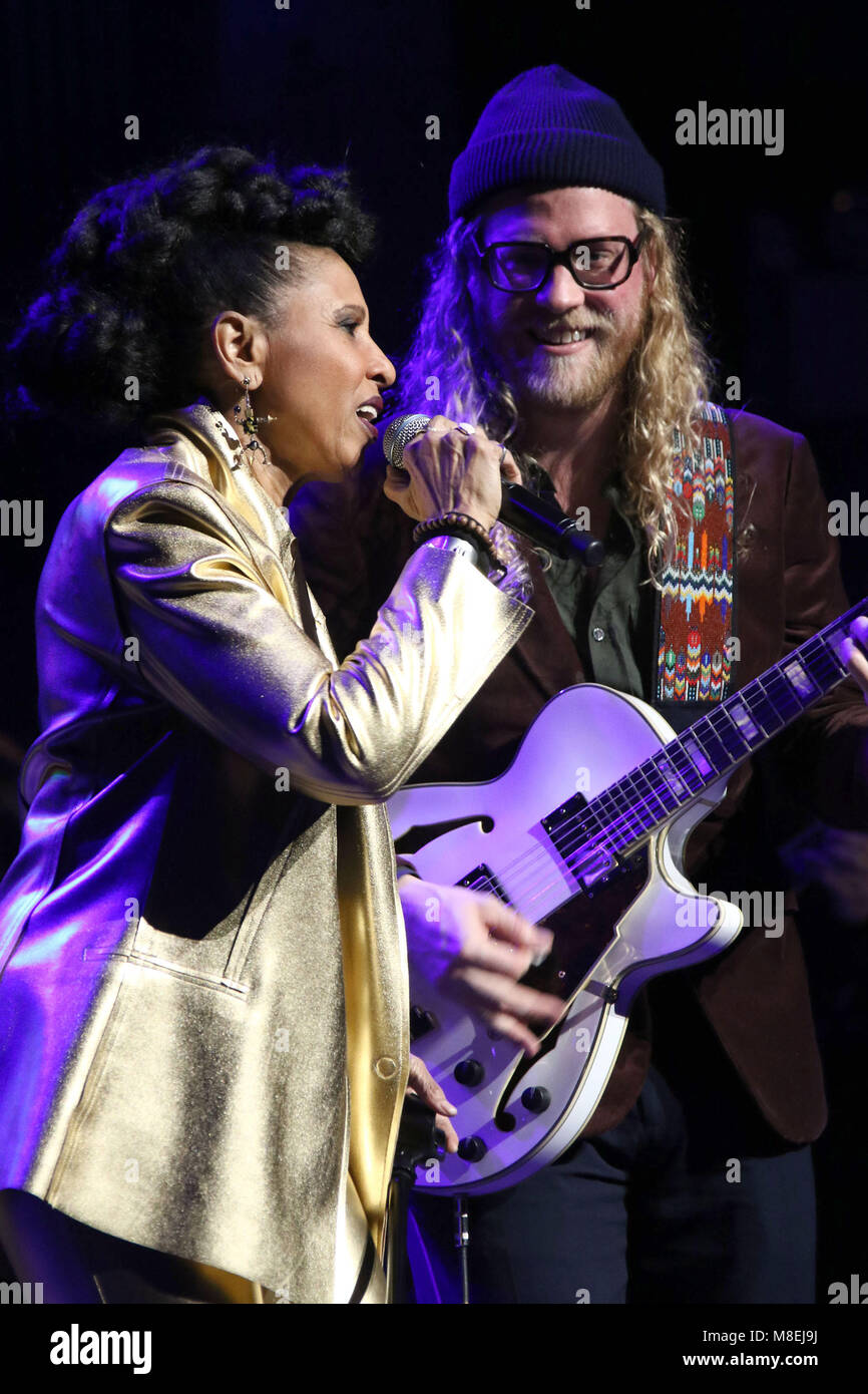 New York City, New York, USA. 15th Mar, 2018. Singer NONA HENDRYX and ...