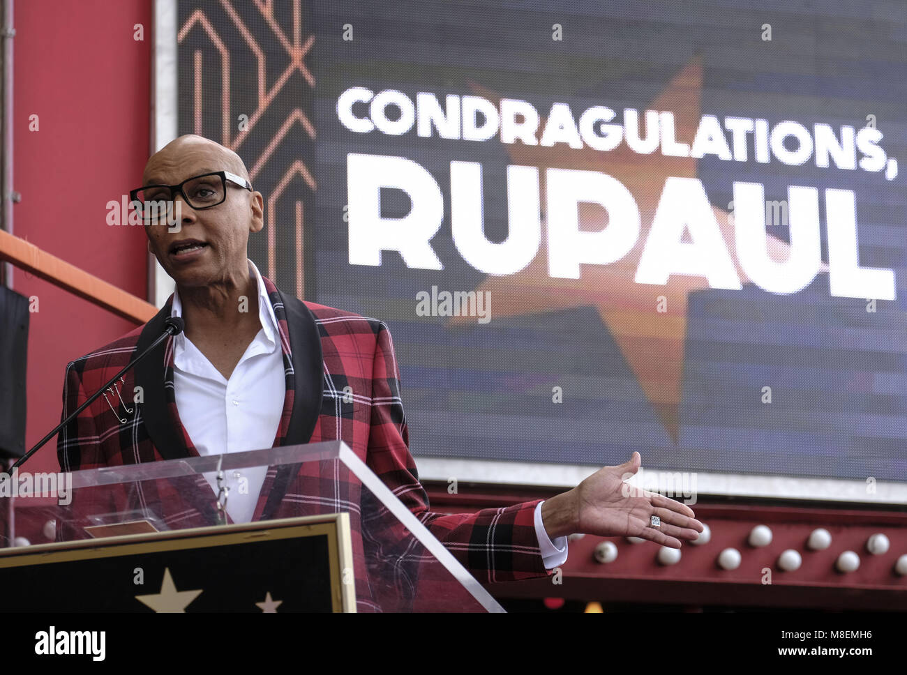 Los Angeles, California, USA. 16th Mar, 2018. RuPaul attends his ...