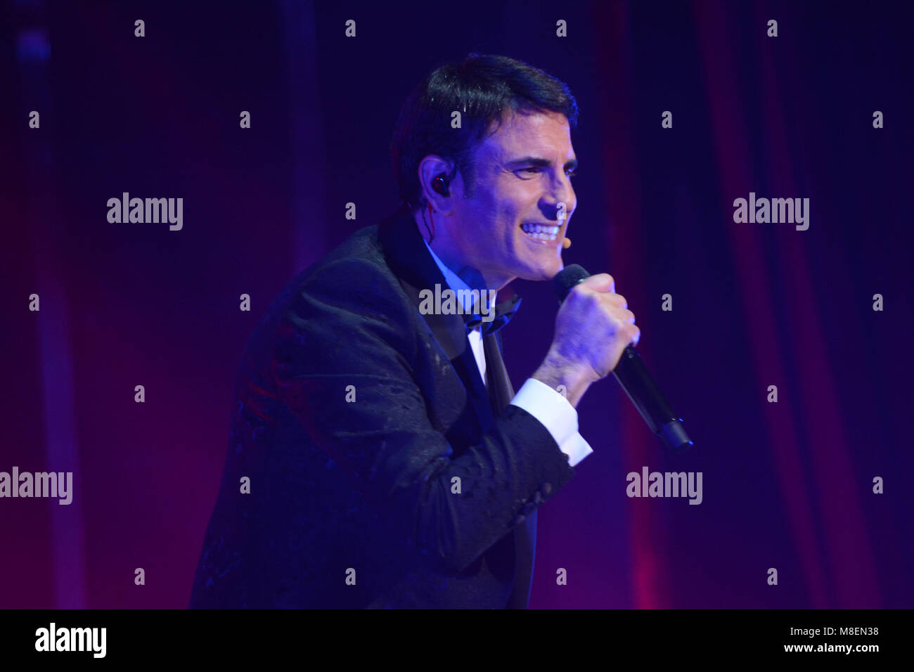 Naples, Italy. 16th Mar, 2018. Sal Da Vinci, Italian singer and actor ...