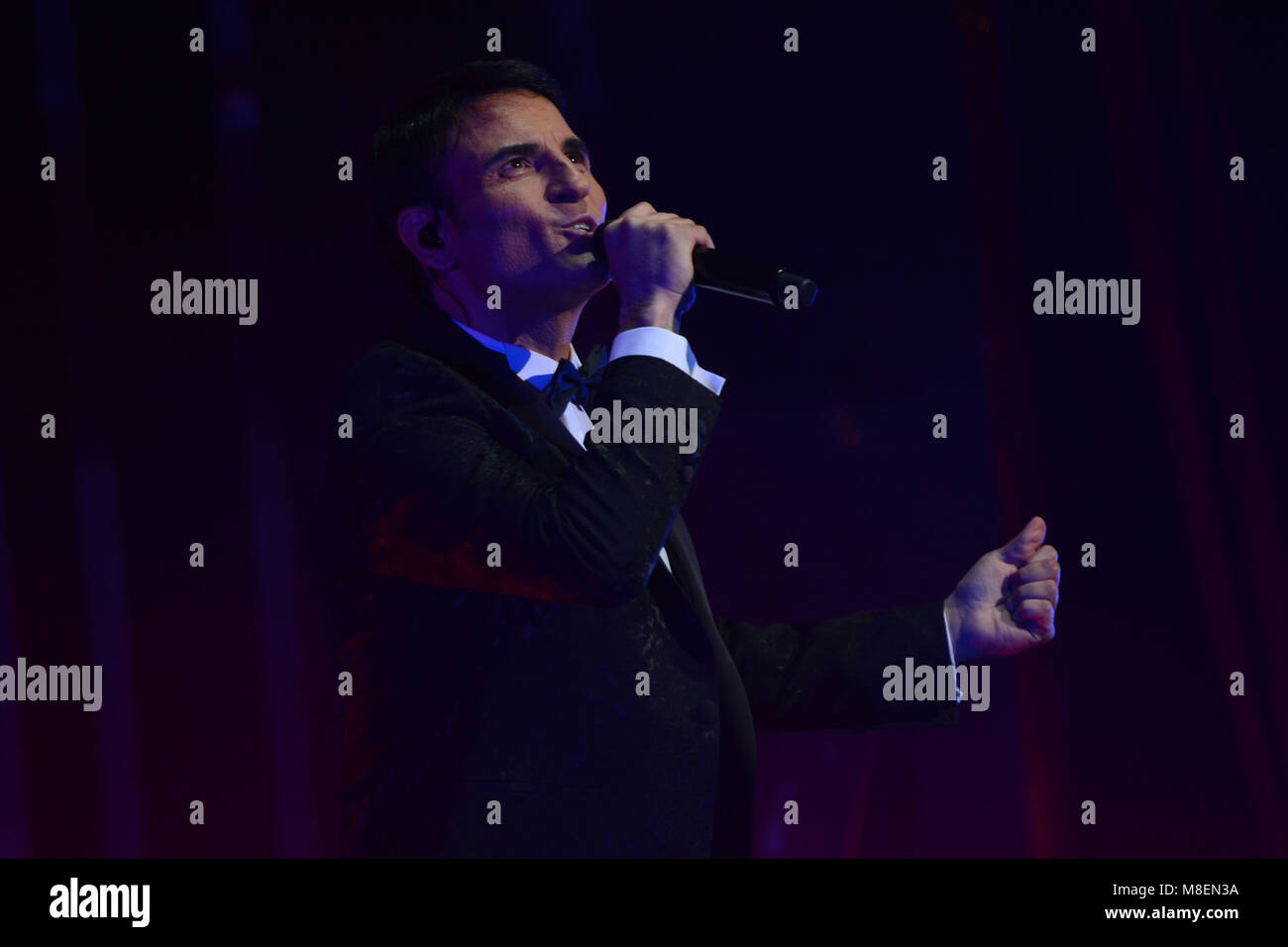 Naples, Italy. 16th Mar, 2018. Sal Da Vinci, Italian singer and actor ...