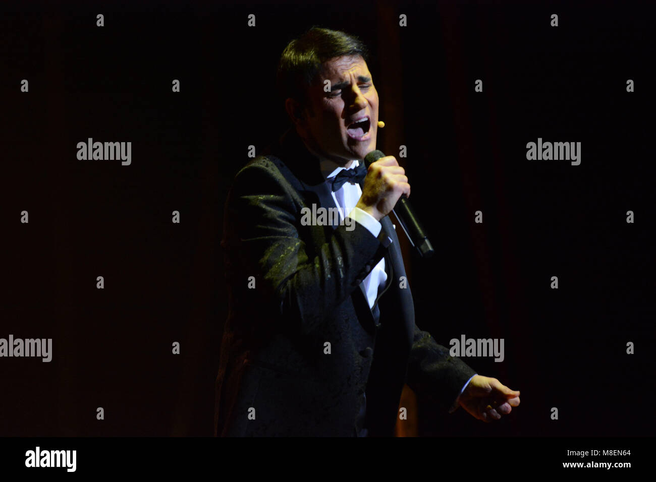 Naples, Italy. 16th Mar, 2018. Sal Da Vinci, Italian singer and actor ...