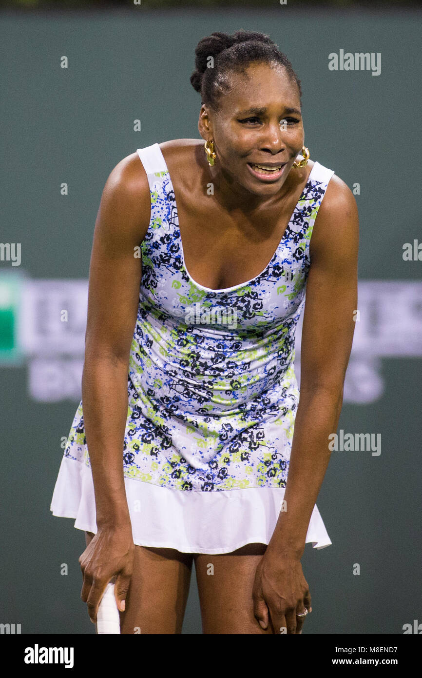 Indian Wells, California, USA. 16th Mar, 2018. Venus Williams (USA ...