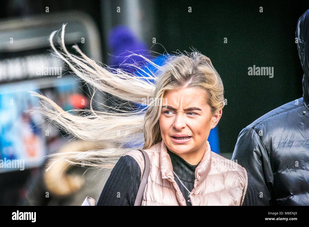 wind,hair,windswept,bad hair day,wind blown hair,long hair,female,face ...
