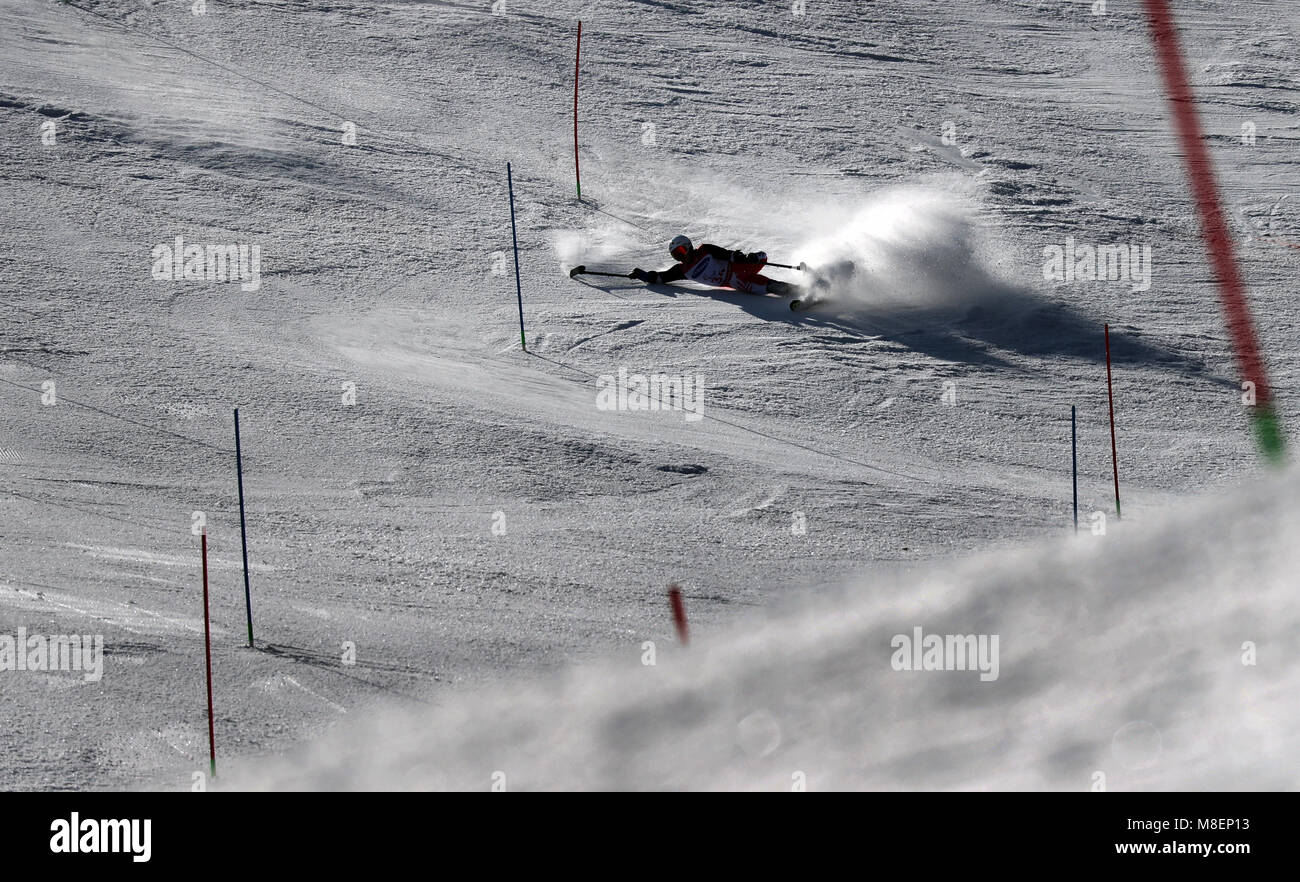 Pyeongchang, South Korea. 17th Mar 2018 Jeongseon Alpine Centre: Men's ...