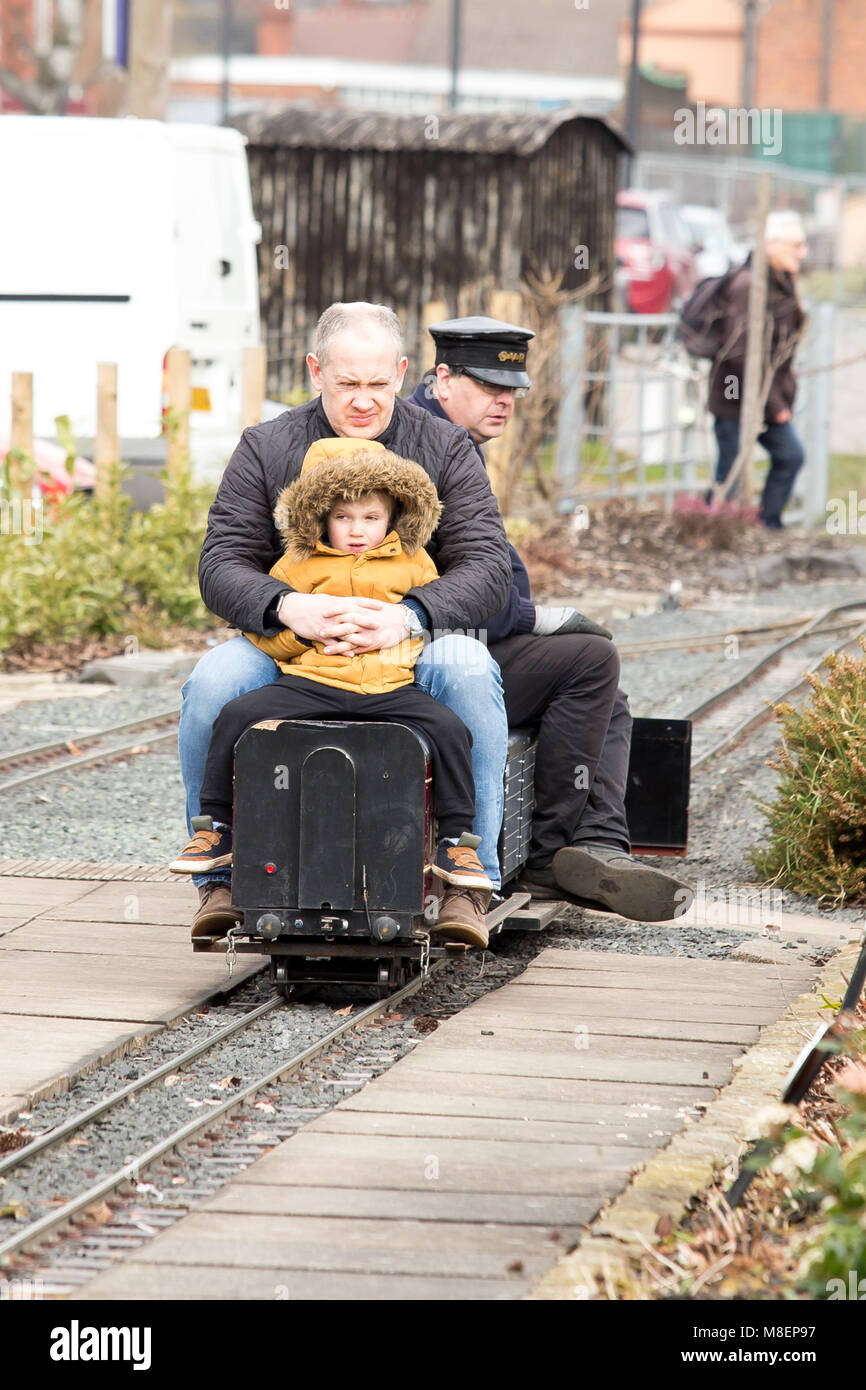 Kidderminster, UK. 17th March, 2018. Severn Valley Rail enthusiasts ...