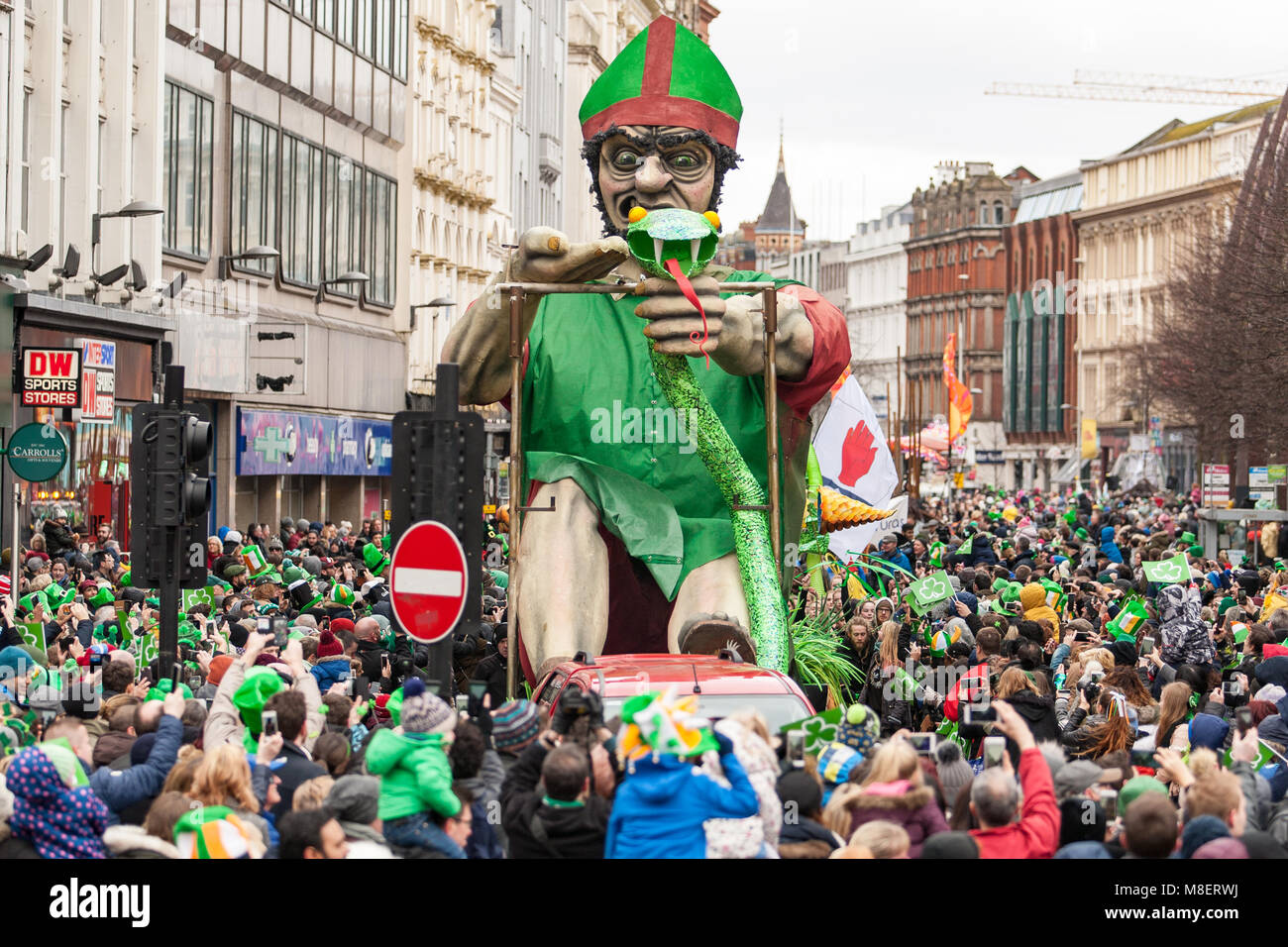 Belfast, UK.17th March, Saint Patrick's Day Parade There was many ...