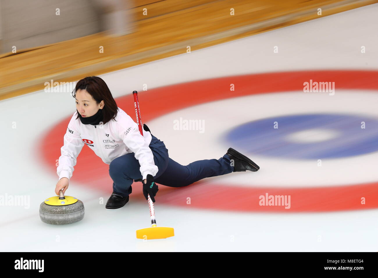 Michigin Dream Stadium Curling Hall, Aomori, Japan. 16th Mar, 2018 ...