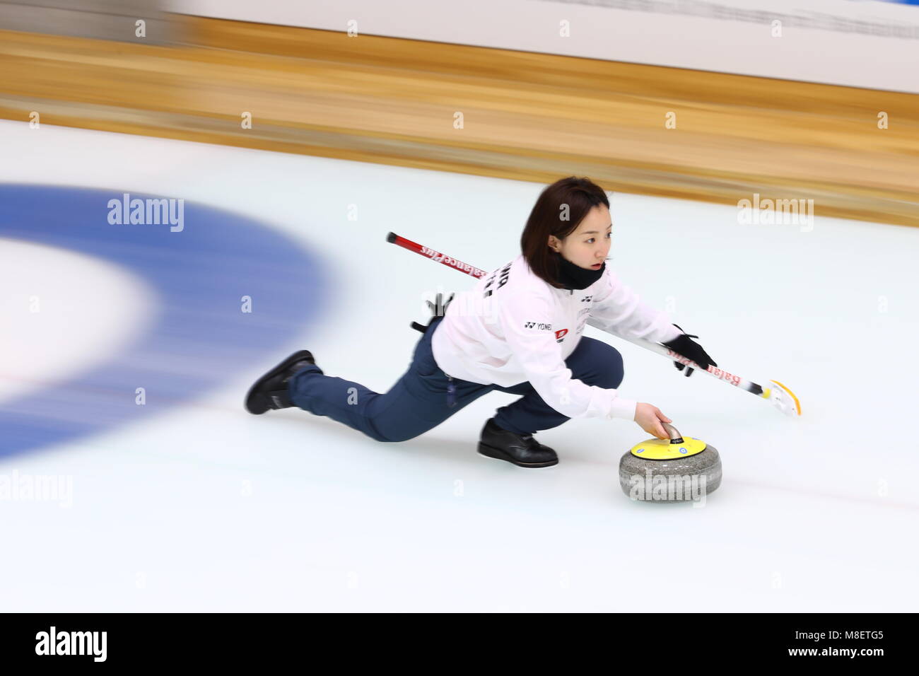 Michigin Dream Stadium Curling Hall, Aomori, Japan. 16th Mar, 2018 ...