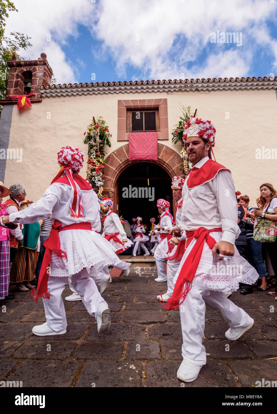 Romeria de San Benito de Abad, traditional street party, San Cristobal ...