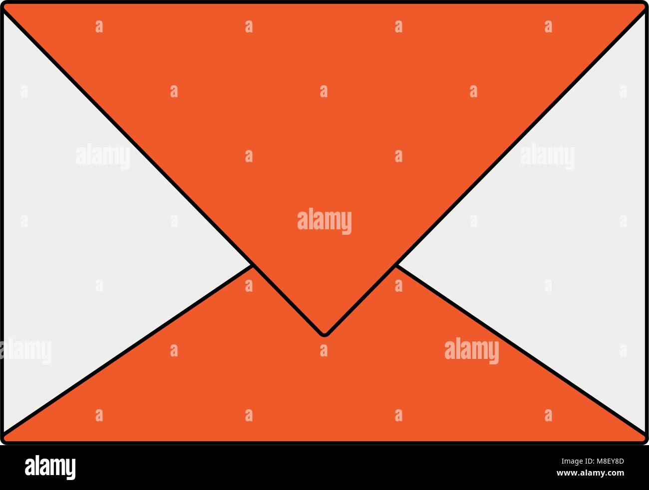 Mail envelope symbol vector illustration graphic design Stock Vector ...