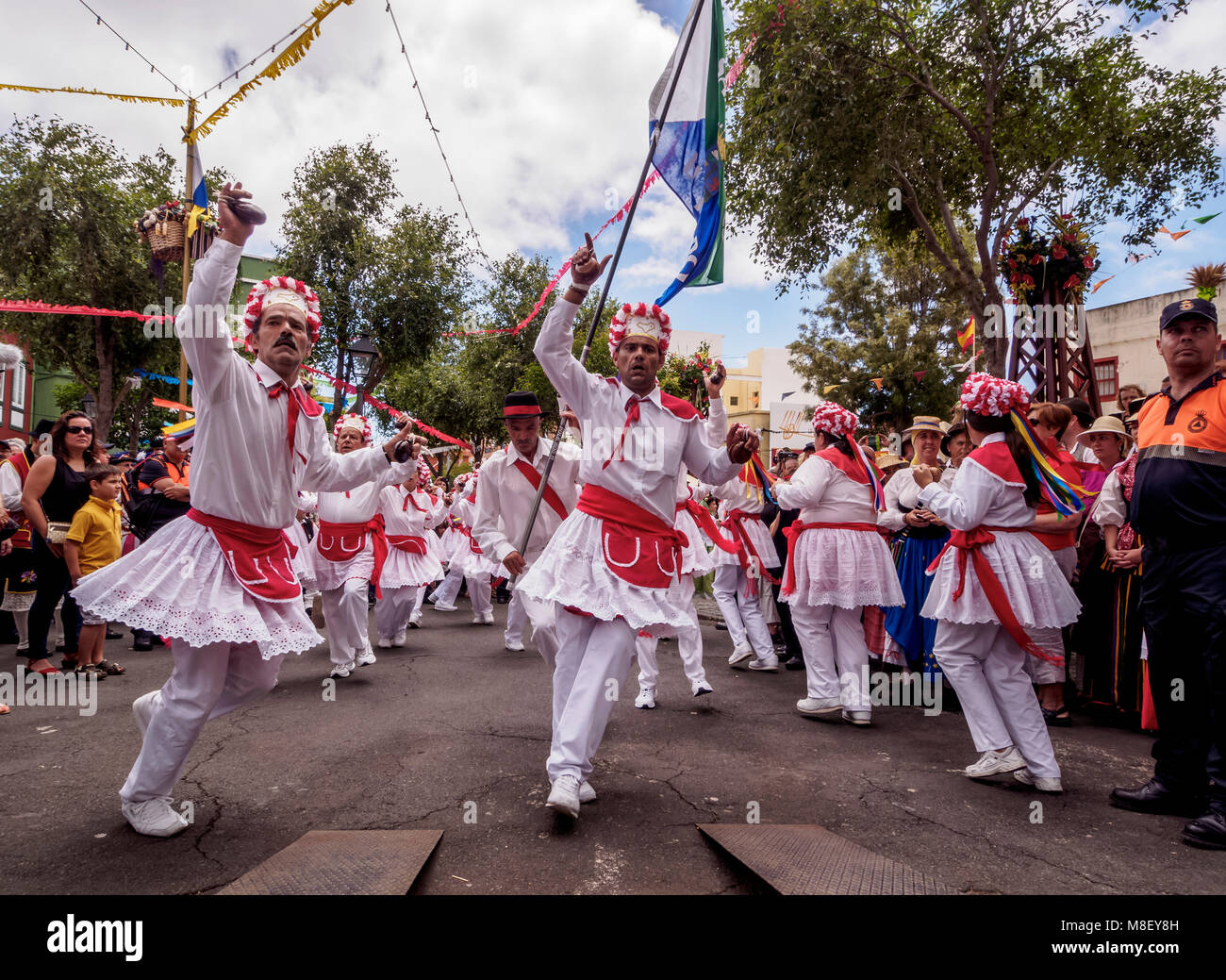 Romeria de San Benito de Abad, traditional street party, San Cristobal ...