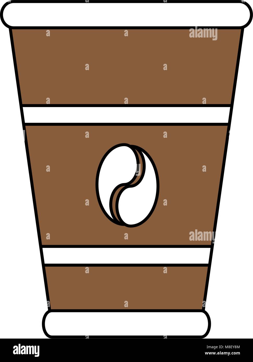 Coffee plastic cup vector illustration graphic design Stock Vector ...