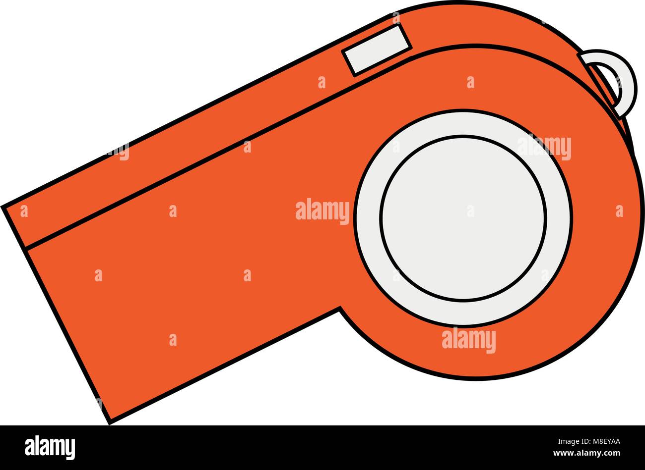 Referee whistle isolated vector illustration graphic design vector ...