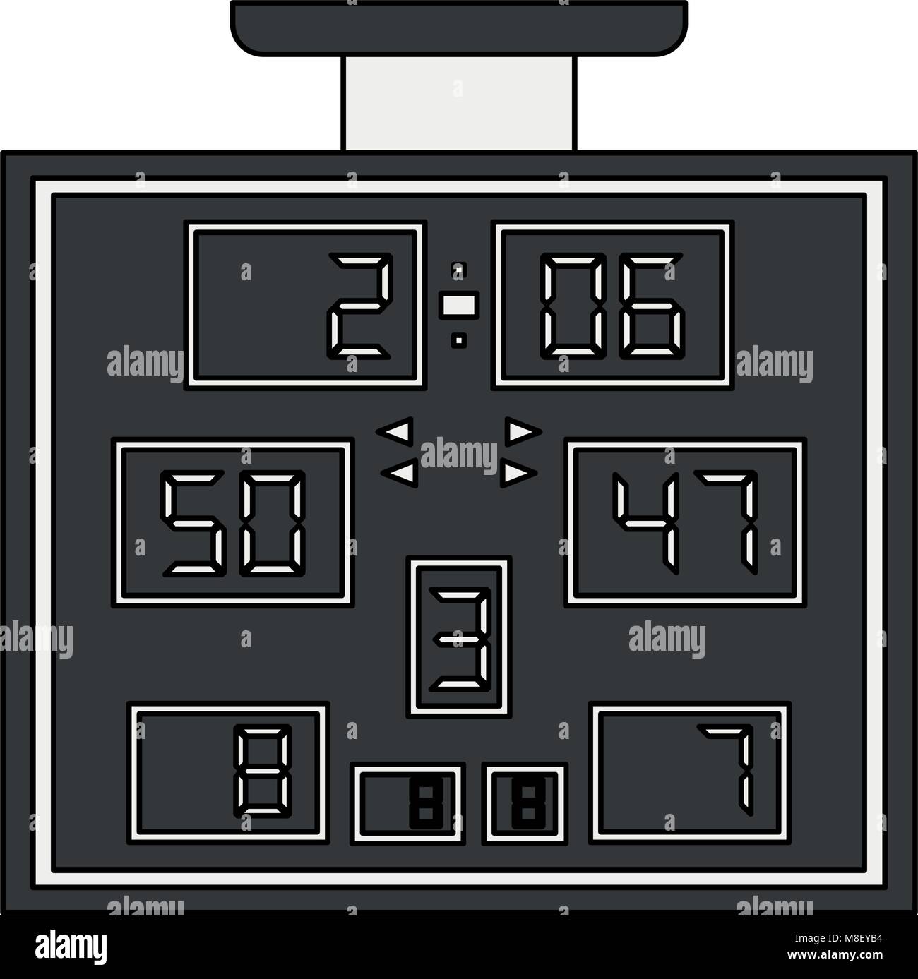 Game score board vector illustration graphic design vector illustration ...