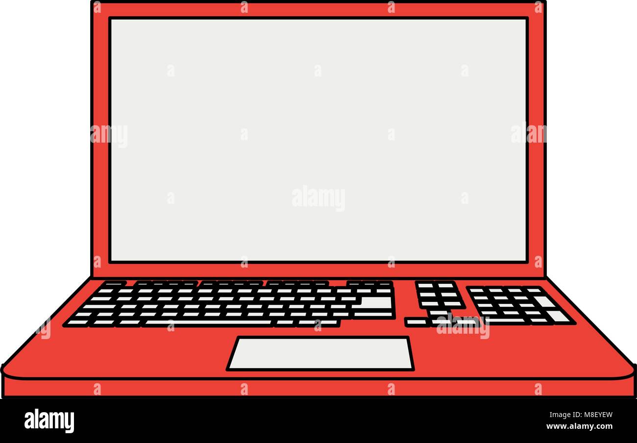 Laptop pc symbol vector illustration graphic design Stock Vector Image ...