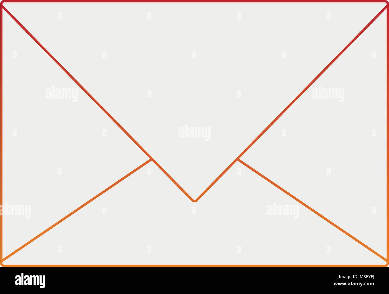 Mail envelope symbol vector illustration graphic design Stock Vector ...