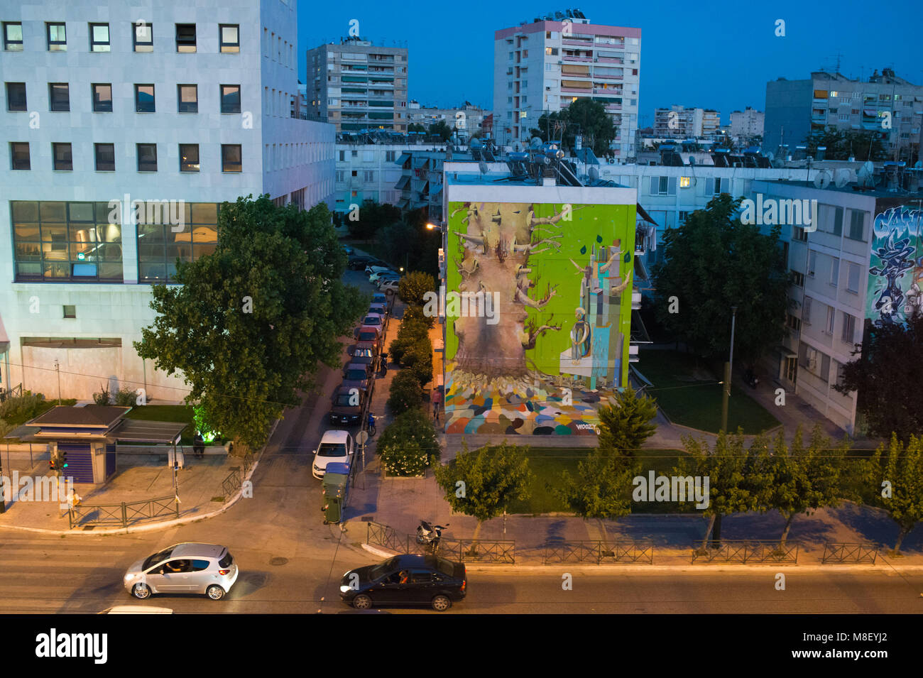 Greek urban architecture hi-res stock photography and images - Alamy