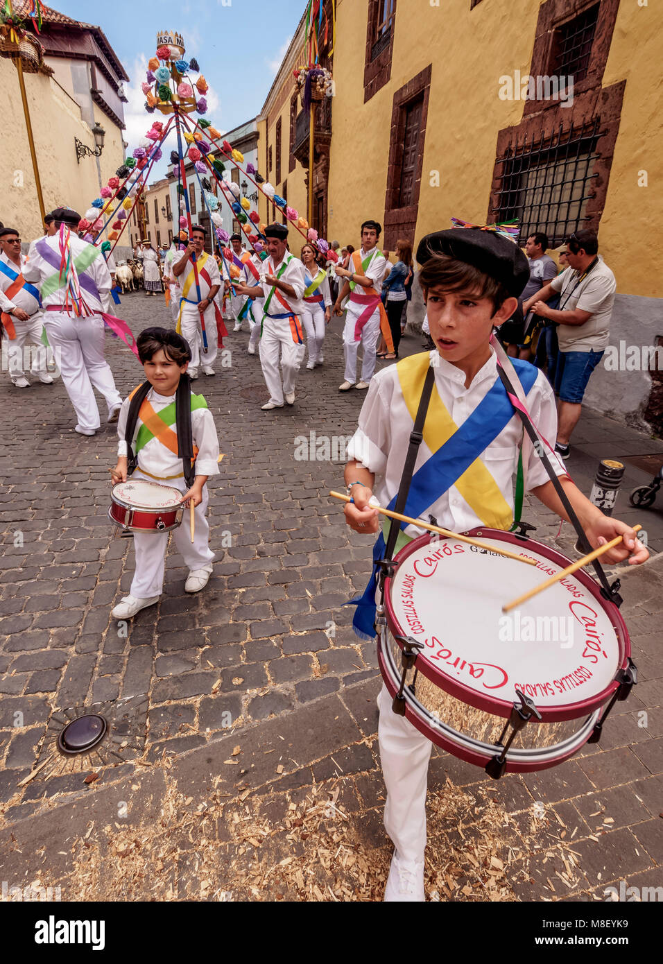 Romeria de San Benito de Abad, traditional street party, San Cristobal ...