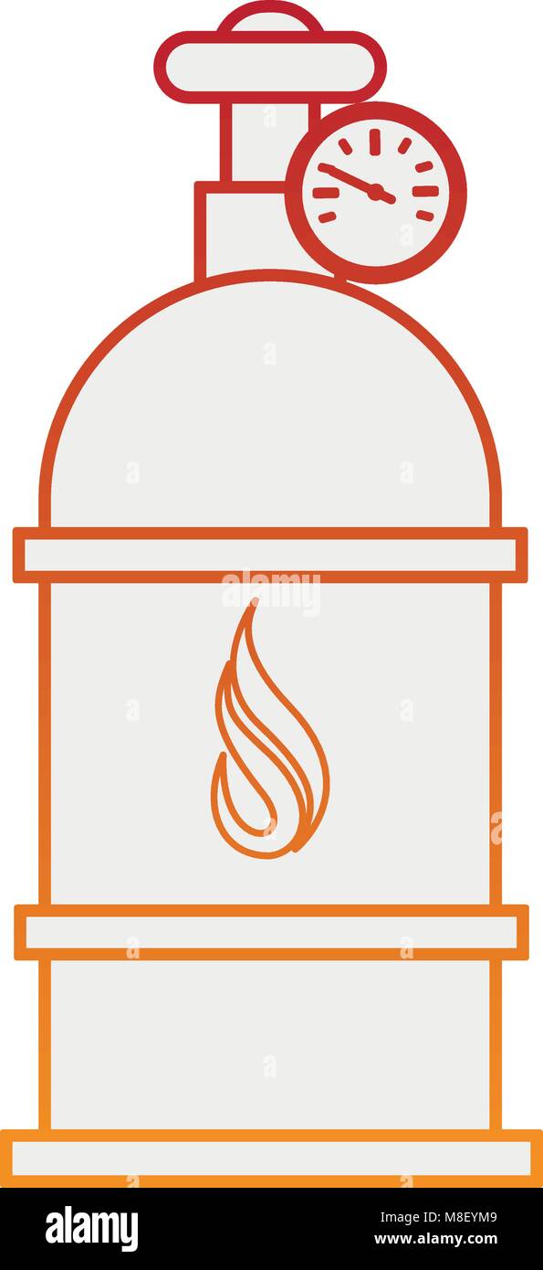 Natural gas pipe vector illustration graphic design Stock Vector Image ...