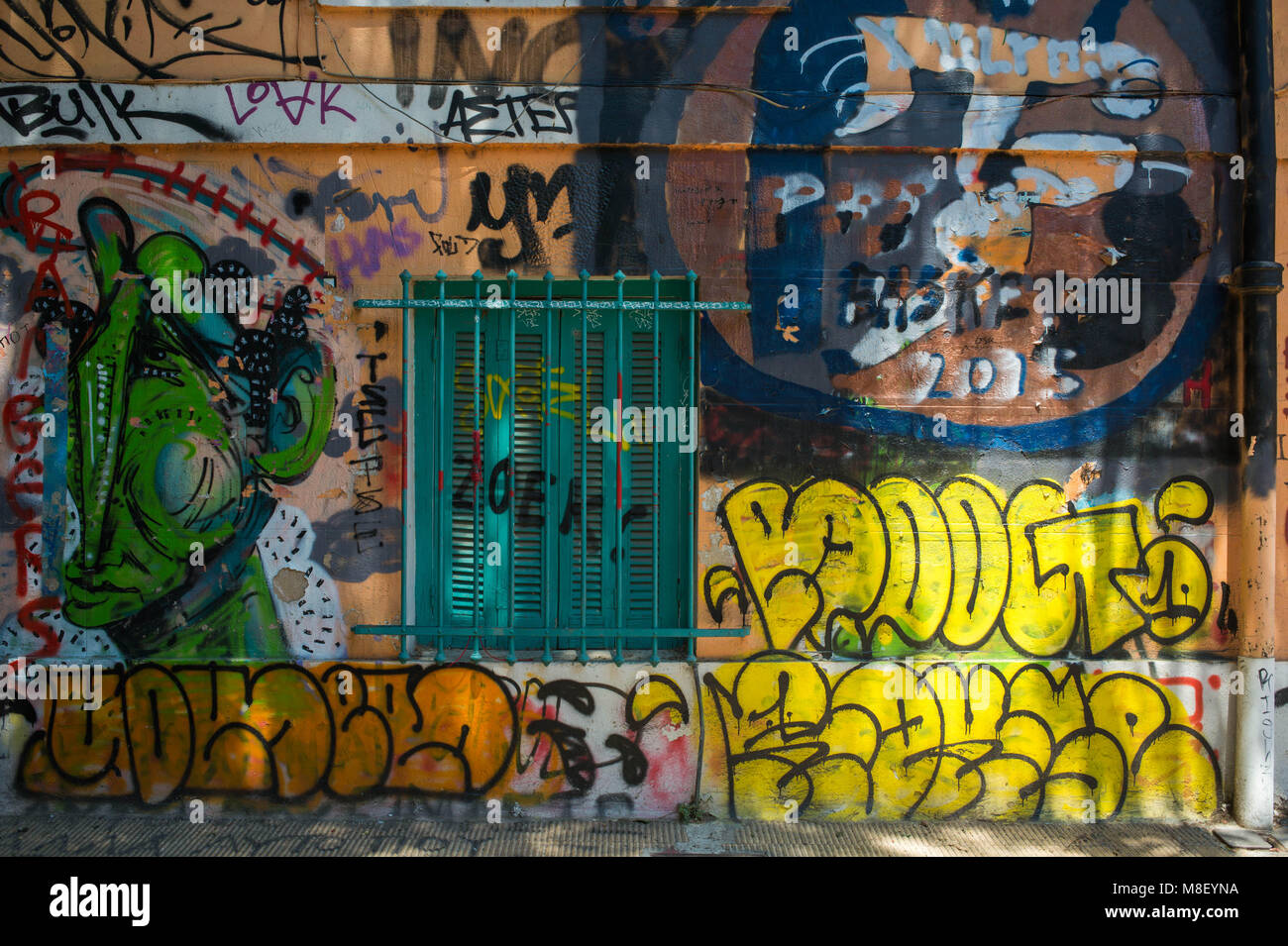 Athens. Street art, Exarchia. Greece Stock Photo - Alamy