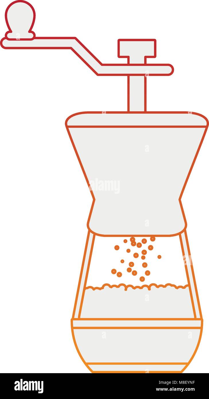 Coffee grinde isolated vector illustration graphic design Stock Vector ...