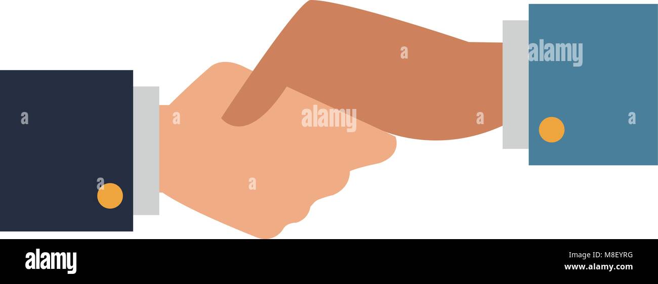 Business handshake symbol vector illustration graphic design Stock ...