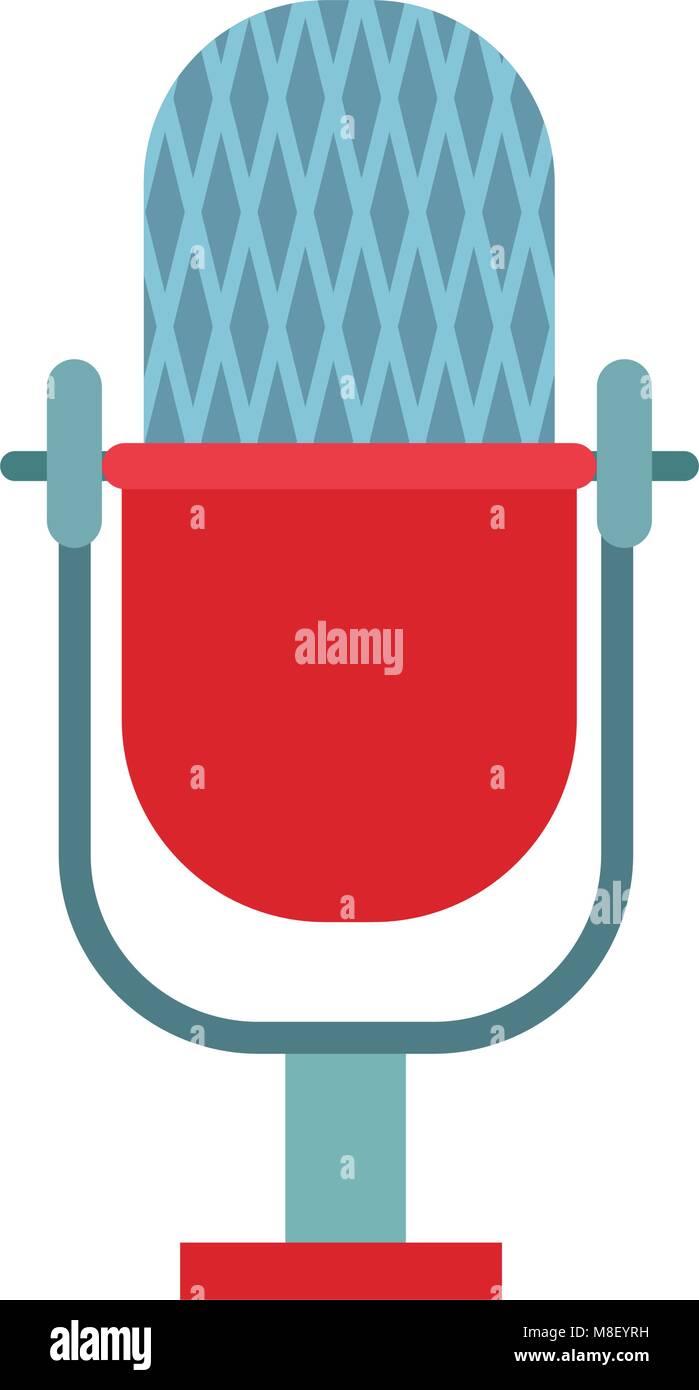 Vintage radio microphone vector illustration graphic design Stock ...