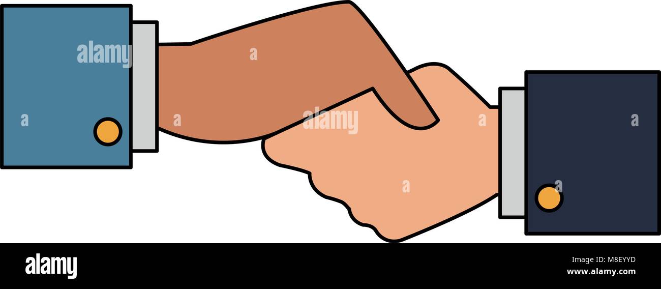 Business handshake symbol vector illustration graphic design Stock ...