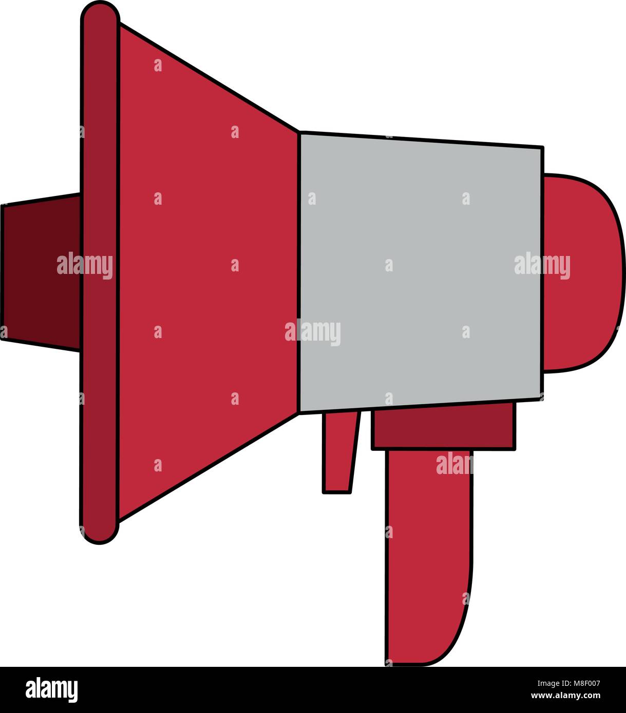 Bullhorn advertising symbol vector illustration graphic design Stock ...